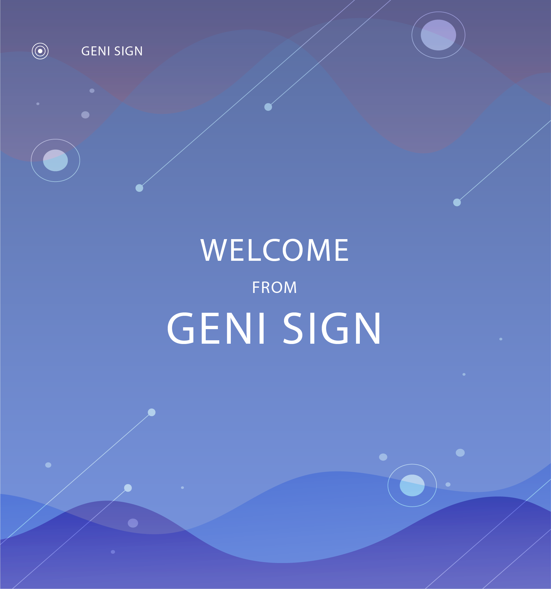 GENI SIGN